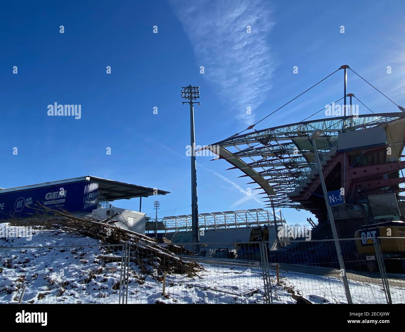 Stadionneubau Karlsruher SC Wildparkstadion Stock Photo - Alamy