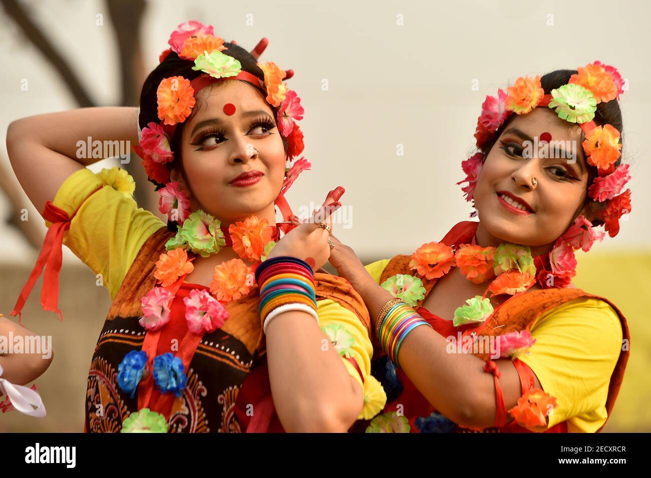 Pohela falgun hi-res stock photography and images - Alamy