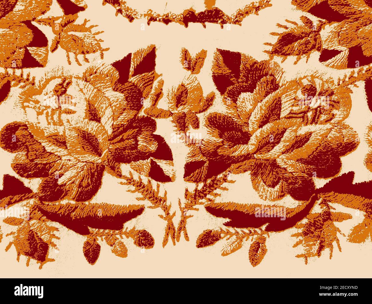 Serbian folk seamless pattern ornaments. Serbian traditional embroidery ...