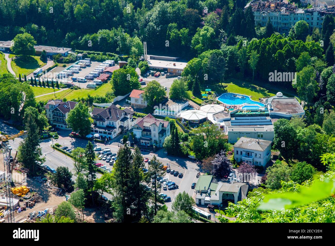 Town of Bad Harzburg in Harz region in Germany Stock Photo - Alamy