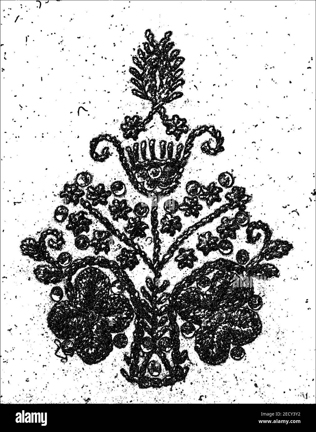 Serbian folk seamless pattern ornaments. Serbian traditional embroidery ...