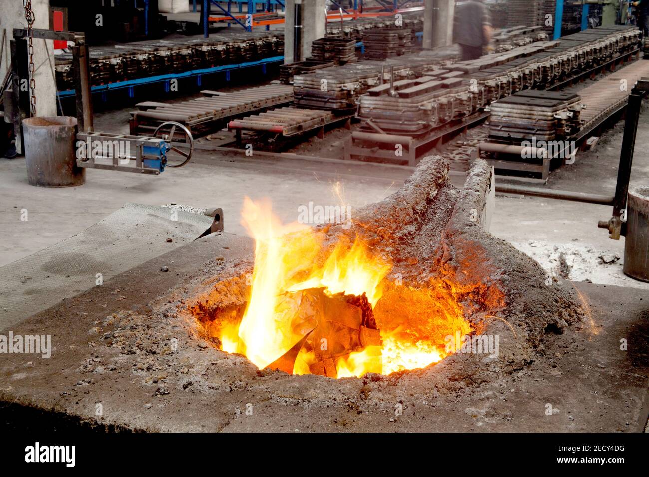 Foundry factory. Metal industry, steel making Stock Photo - Alamy