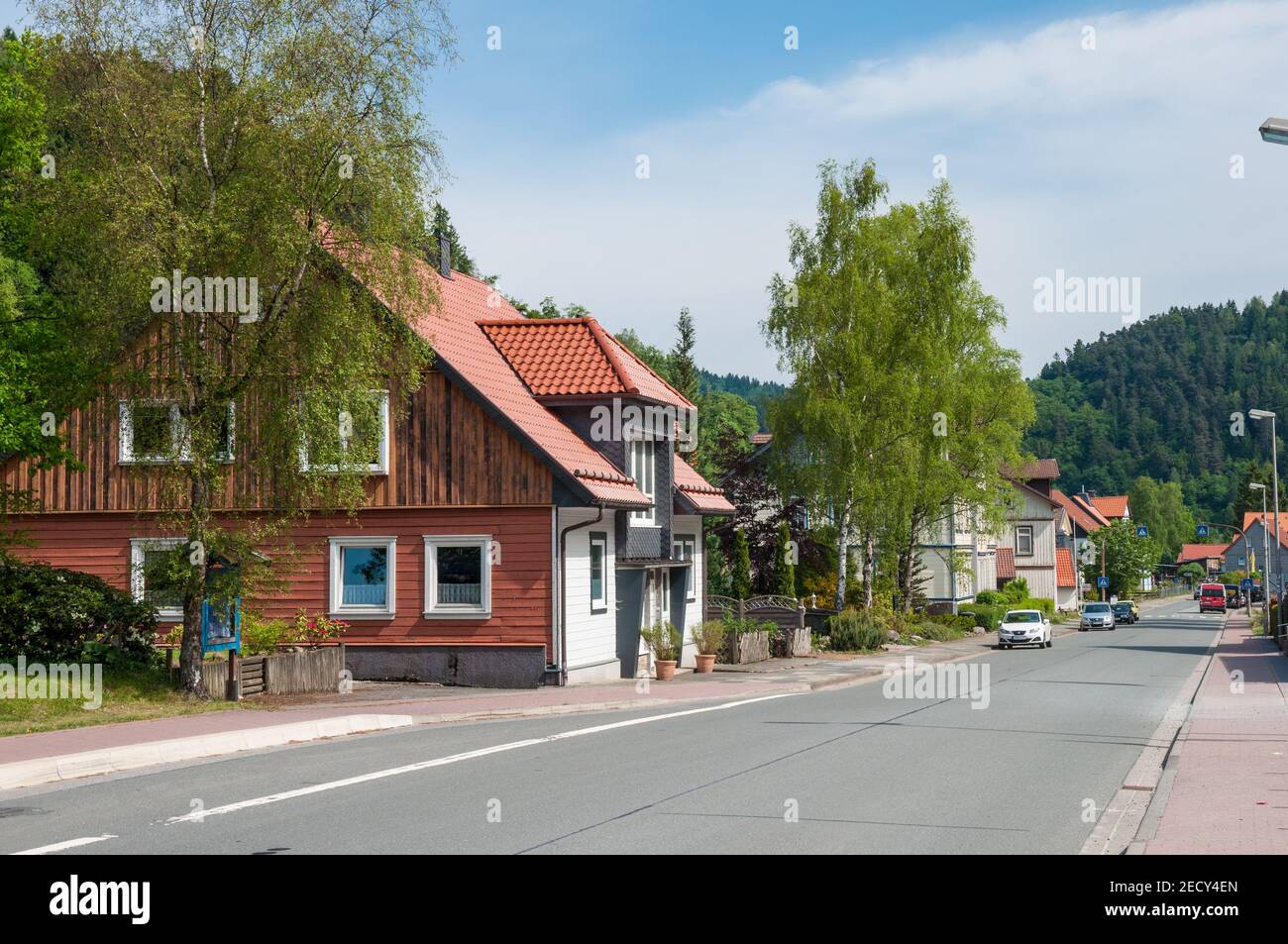 Town of Lautenthal in Harz Mountains in Germany Stock Photo - Alamy