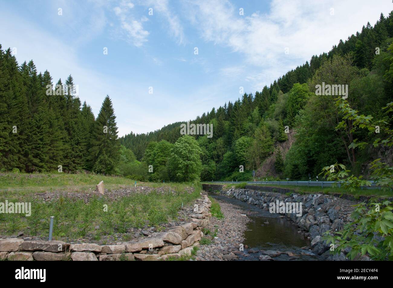 Innerste river in the Harz mountains in Germany Stock Photo - Alamy