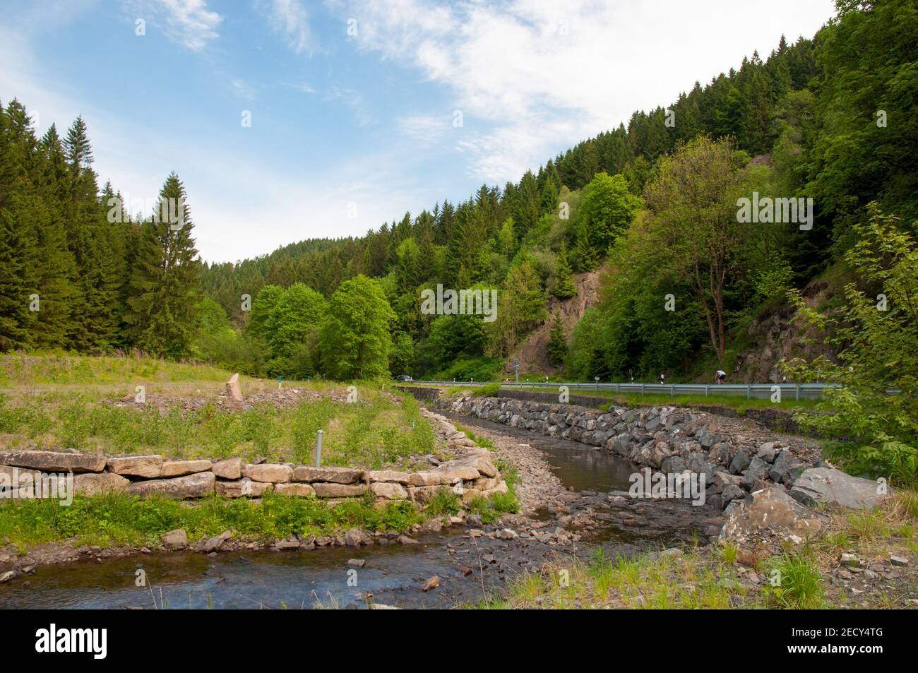 Innerste river in the Harz mountains in Germany Stock Photo - Alamy