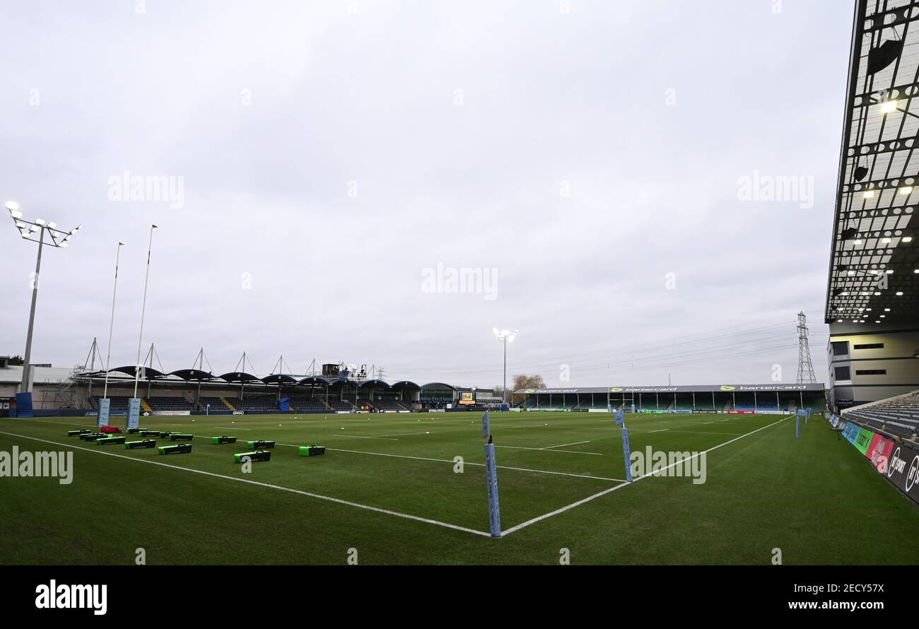 Sixways Stadium, Worcester, Worcestershire, UK. 14th Feb, 2021 ...