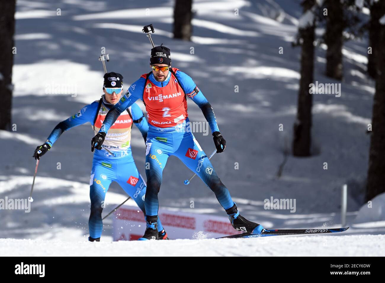 Pokljuka, Slovenia. 14th Feb, 2021. Biathlon: World Championship ...