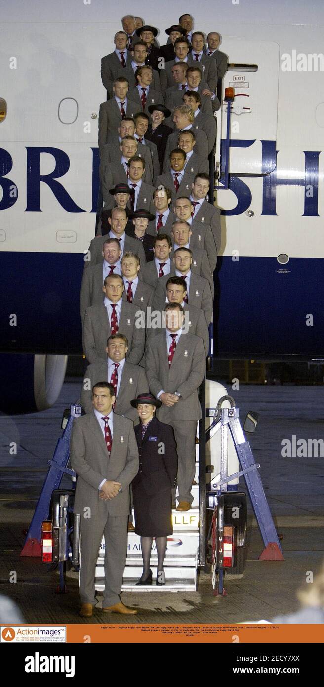 England team depart for australia hi-res stock photography and images ...