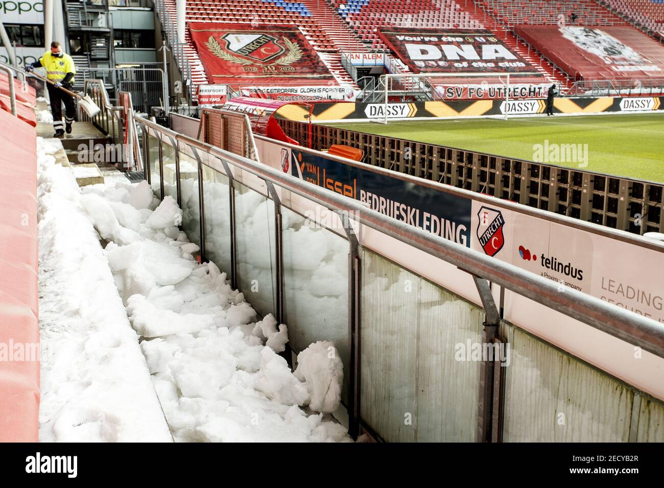 UTRECHT, 14-02-2021, Galgenwaard, Stadium of FC Utrecht. Dutch ...