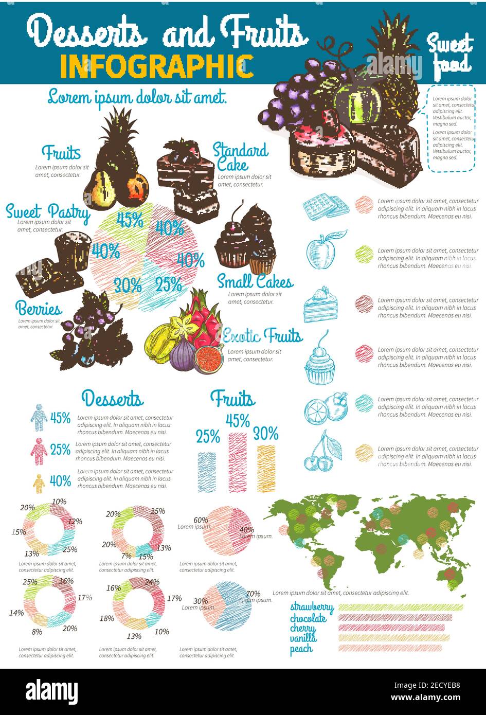 Eaten muffin Stock Vector Images - Alamy