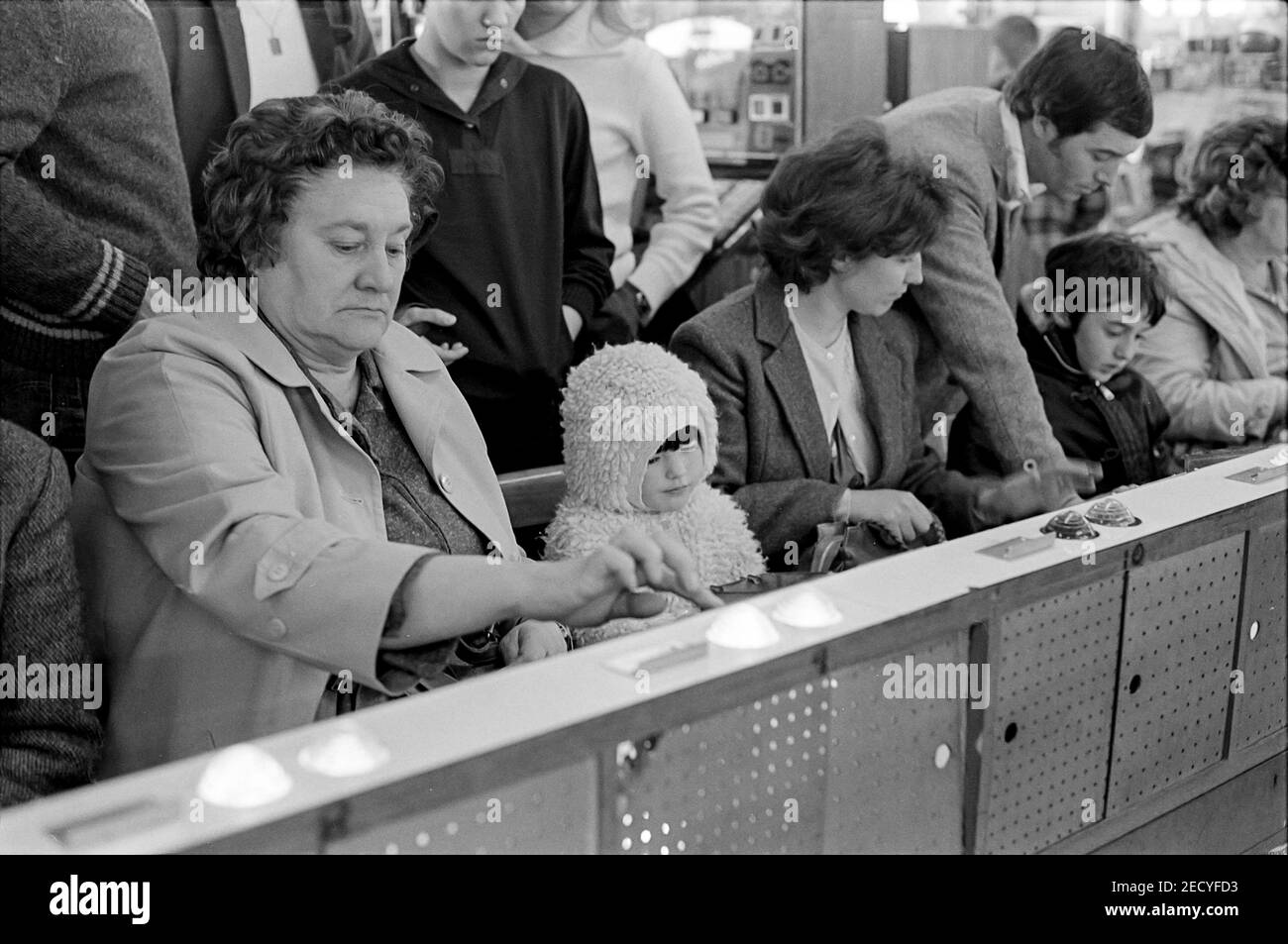 People and Children at Bingo Session Stock Photo - Alamy