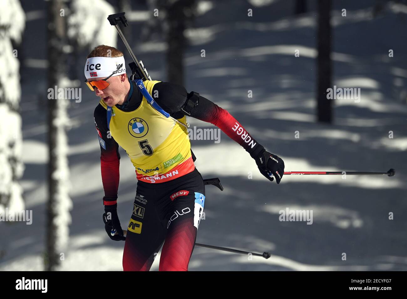 Pokljuka, Slovenia. 14th Feb, 2021. Biathlon: World Championship ...