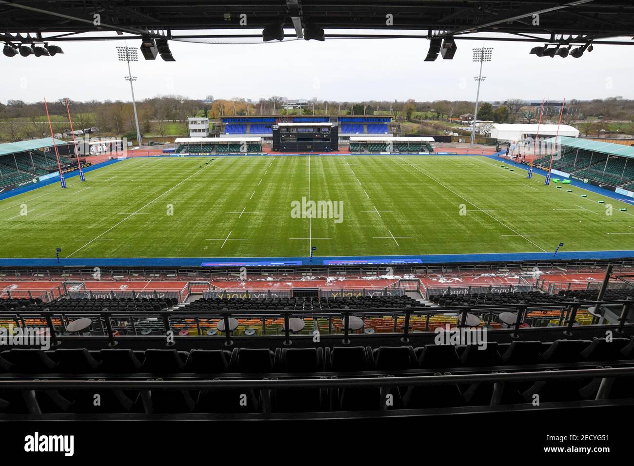 StoneX Stadium before the Allianz Premier 15s game between Saracens ...