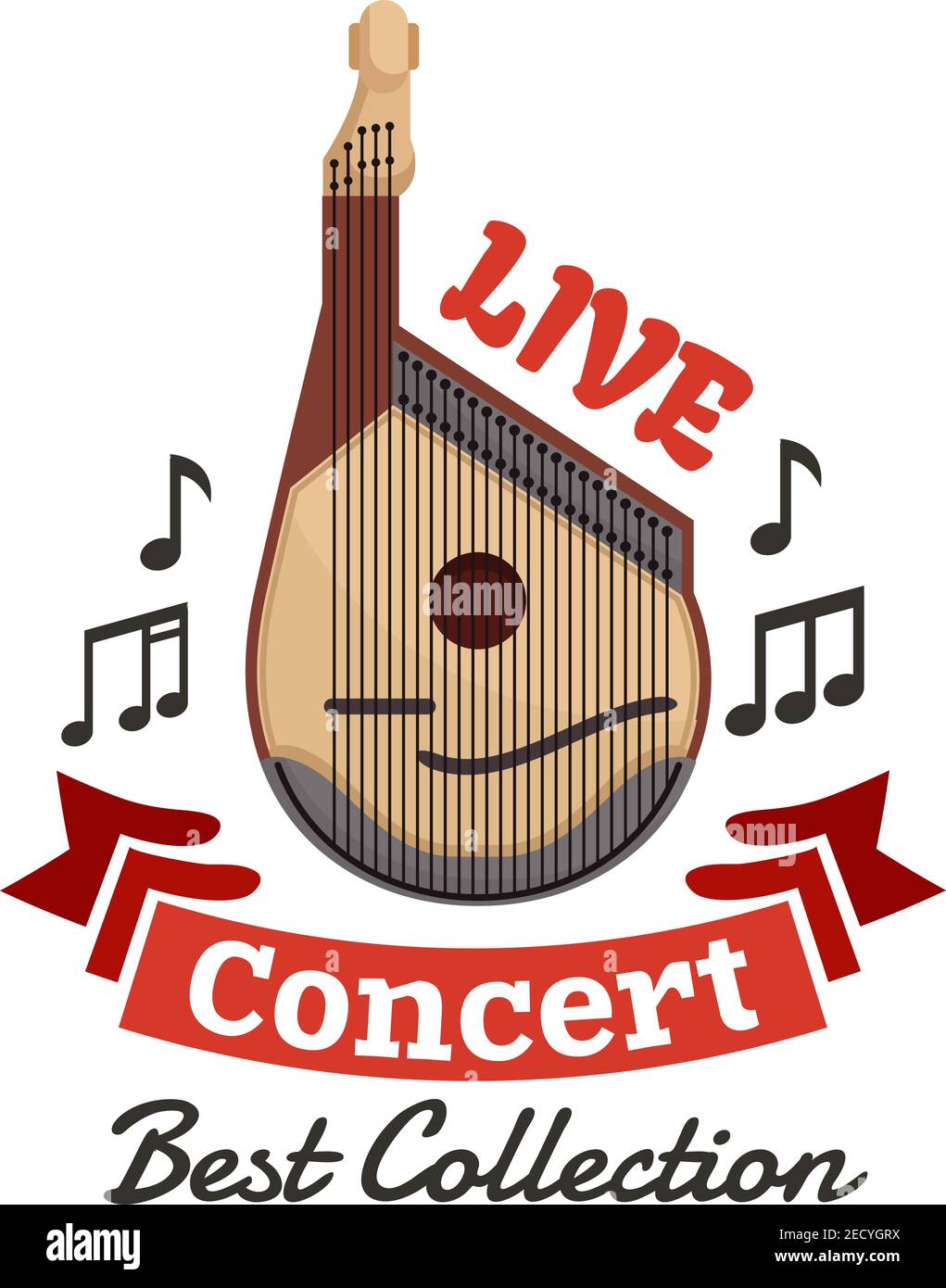 The national band music live Stock Vector Images - Alamy