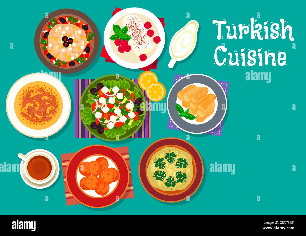 Cookie salad Stock Vector Images - Alamy