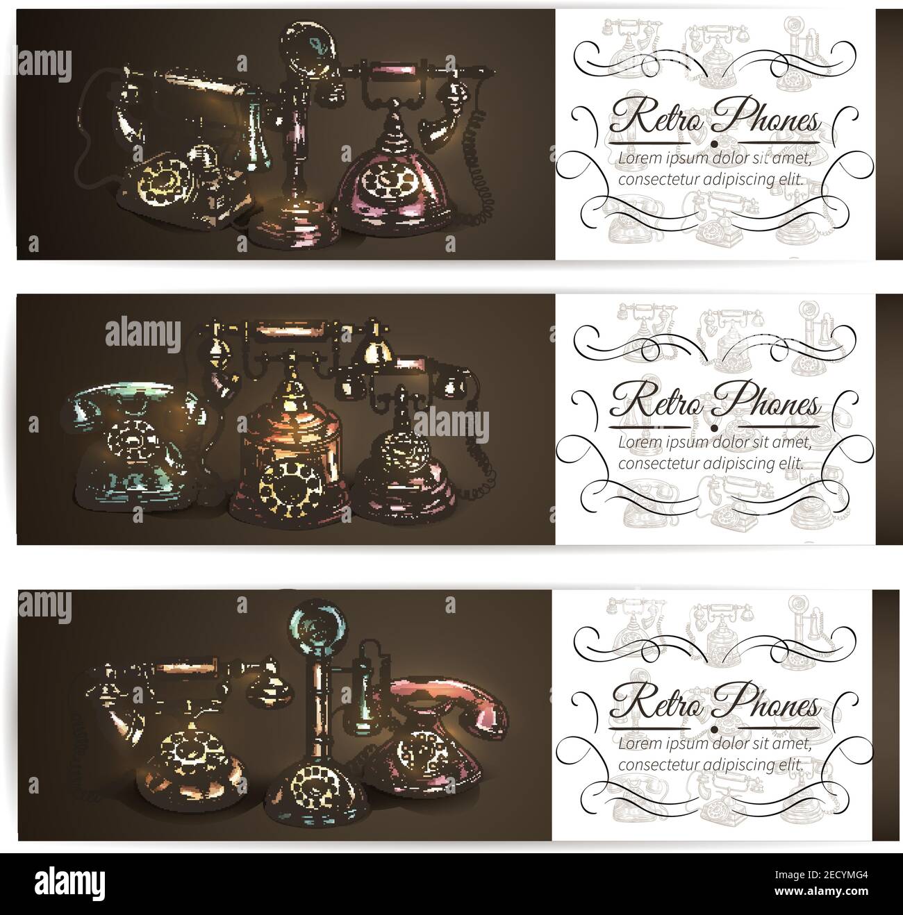 Candlestick telephones Stock Vector Images - Alamy