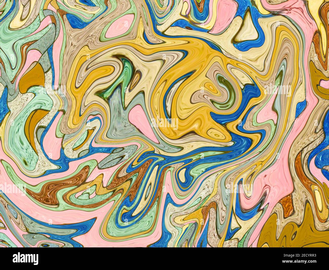 Yellow orange marbled background. Bright digital marbling backdrop ...
