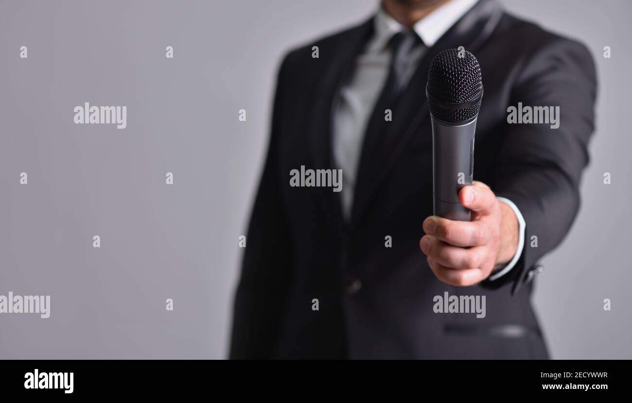 Speaker mic hi-res stock photography and images - Alamy