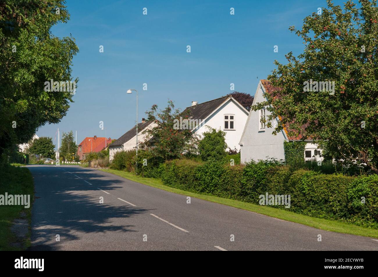 Village of Askeby on island of Moen in Denmark Stock Photo - Alamy