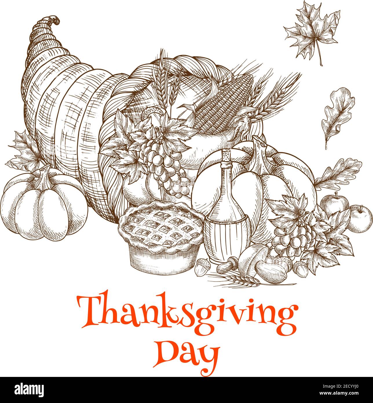 Decorated fruit basket Stock Vector Images - Alamy