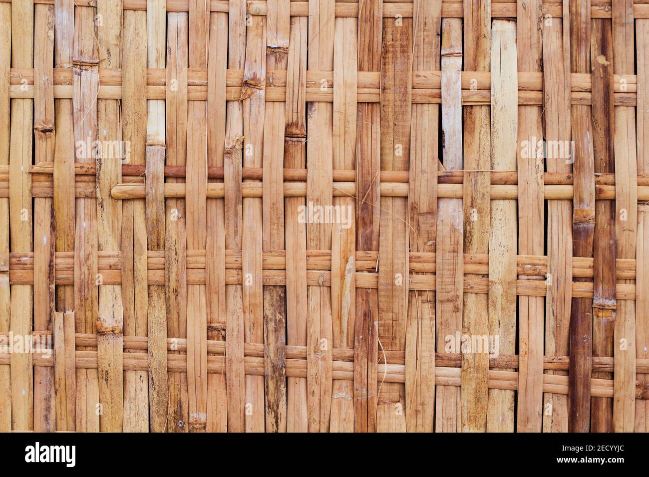 Rustic woven surface photo. Wicker wooden background. Rattan woven top ...