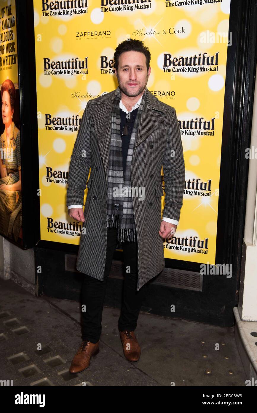Anthony Costa attends Beautiful The Carole King Musical Birthday gala ...
