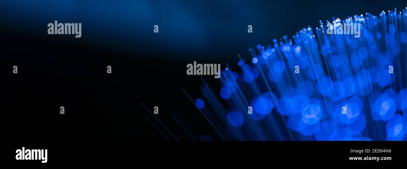 Fiber optics close up, fast internet background concept Stock Photo - Alamy