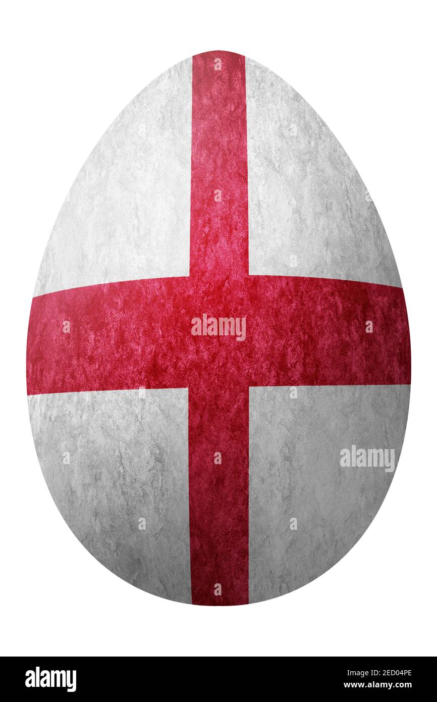 England Easter Egg, National flag egg, Clipping path Stock Photo - Alamy