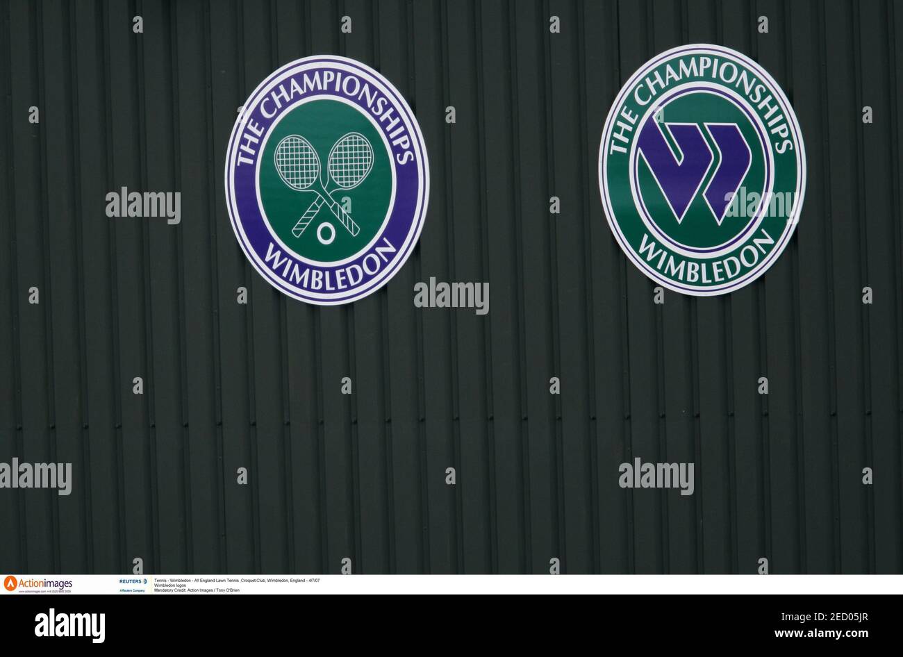 Wimbledon logos hi-res stock photography and images - Alamy