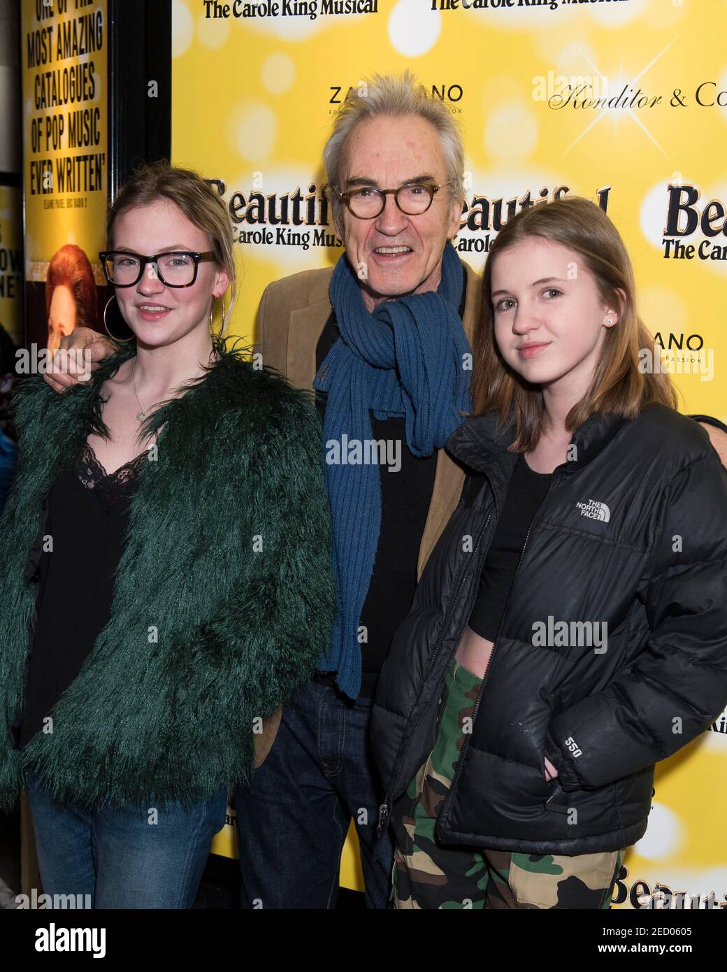 Larry Lamb and daughters attend Beautiful The Carole King Musical ...