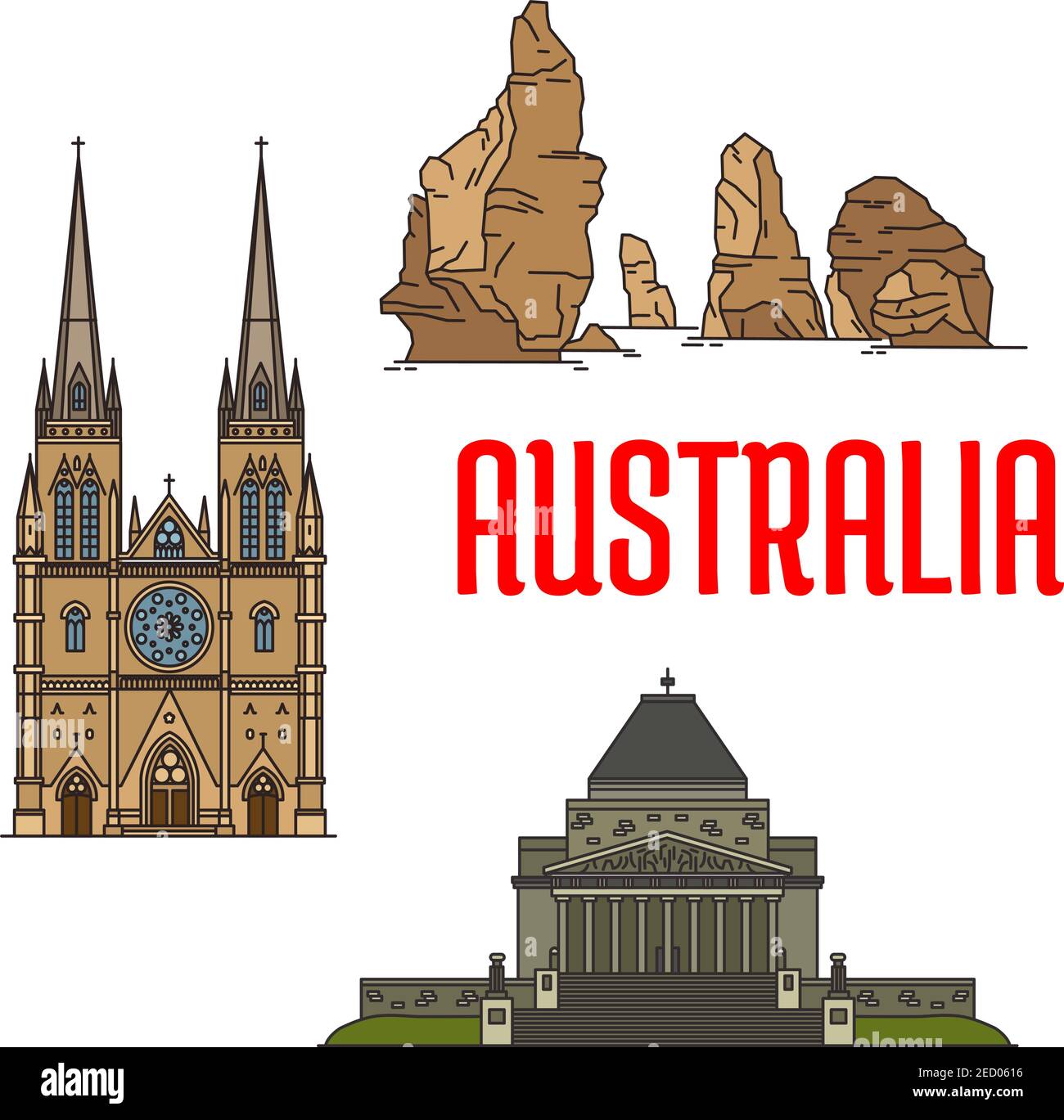 Architecture of remembrance Stock Vector Images - Alamy