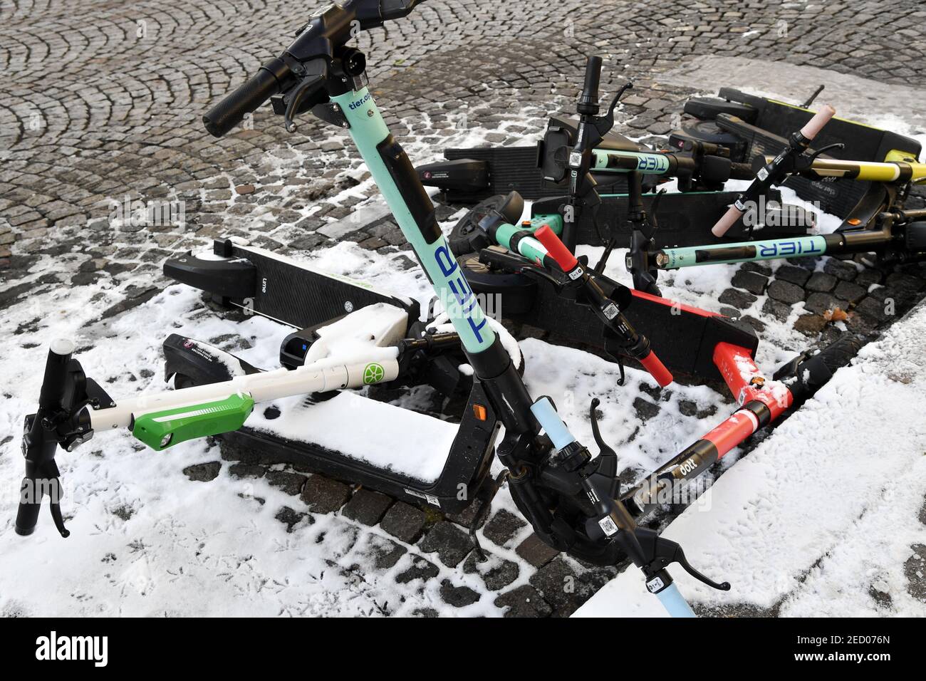 Views of Montmartre in Winter - Paris - France Stock Photo - Alamy