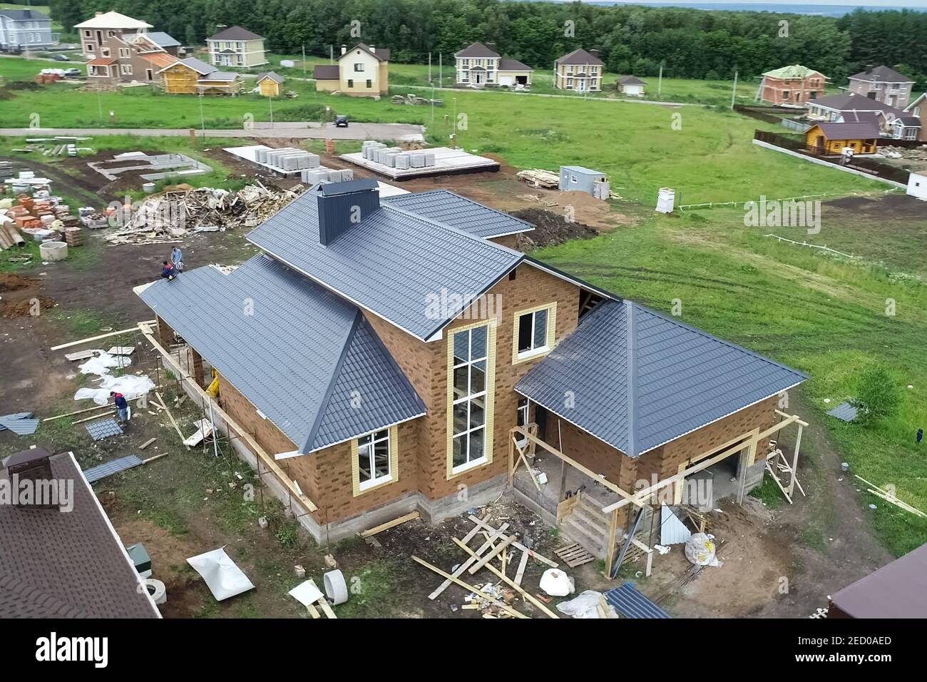 Overlapping houses hi-res stock photography and images - Alamy