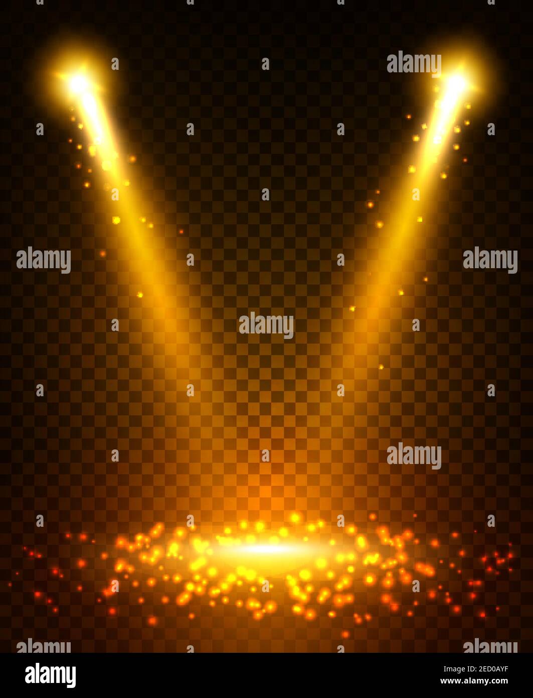 Ground Spotlight Vector