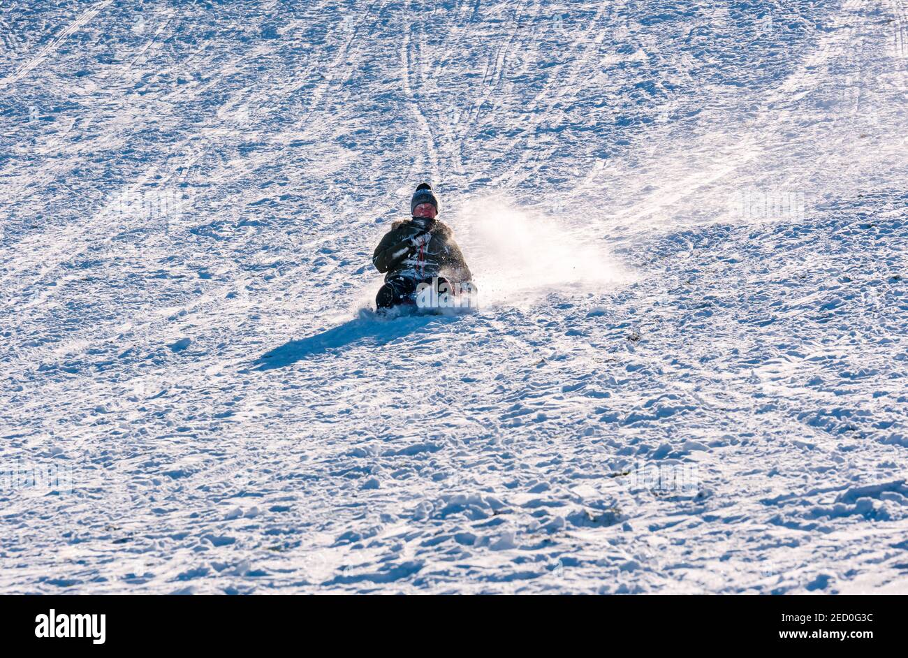 Sledge slope hi-res stock photography and images - Alamy