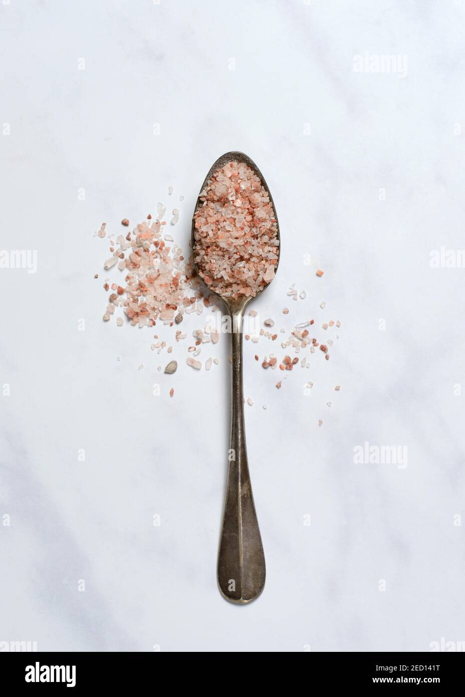 Salt, natural salt on a spoon, Austria Stock Photo - Alamy