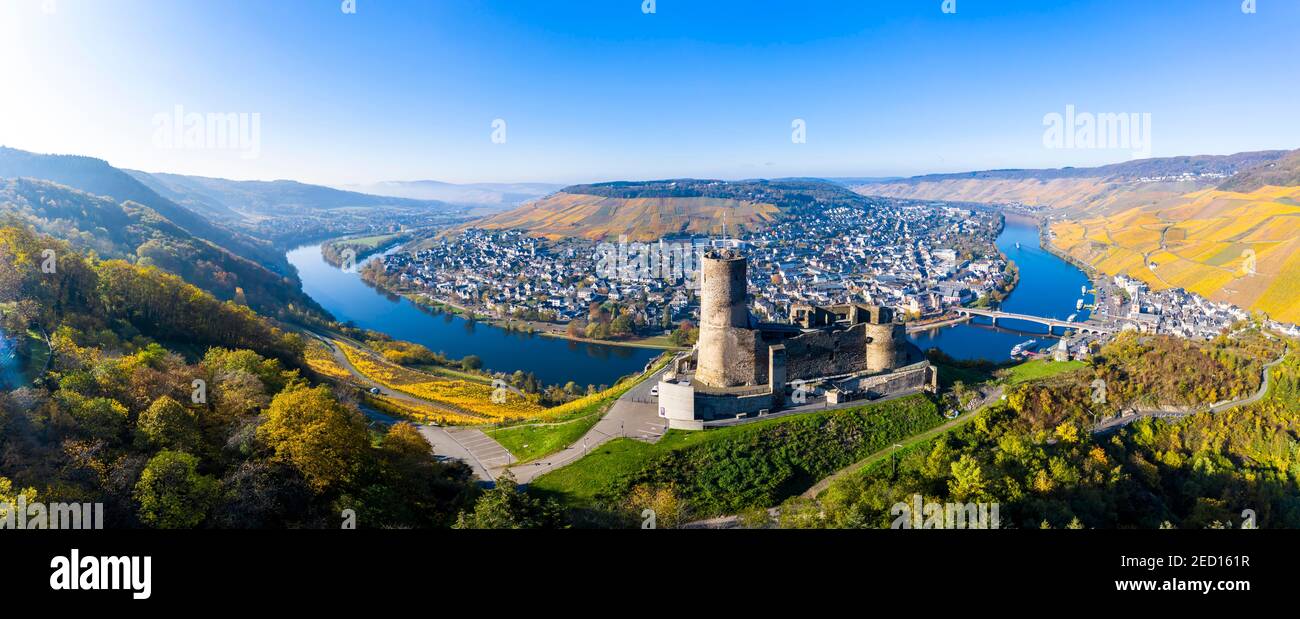 Aerial view landshut castle bernkastel hi-res stock photography and ...