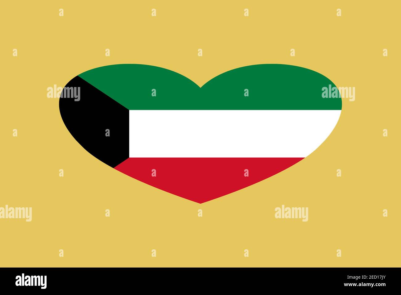 Love kuwait symbol heart flag hi-res stock photography and images - Alamy