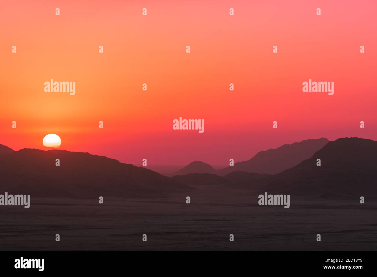 Scenic Utah Desert Sunset Landscape Stock Photo - Alamy