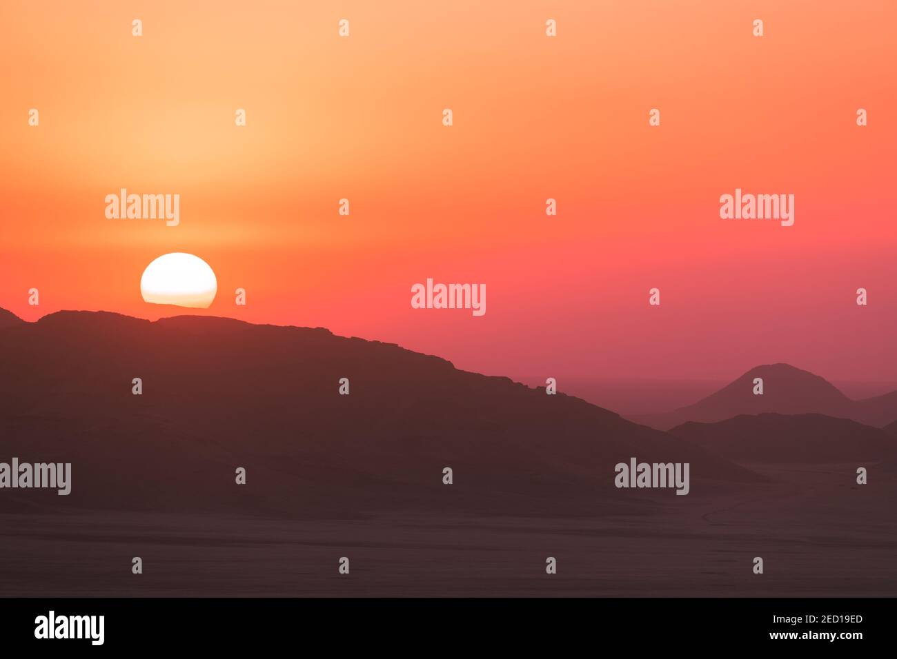Scenic Utah Desert Sunset Landscape Stock Photo - Alamy