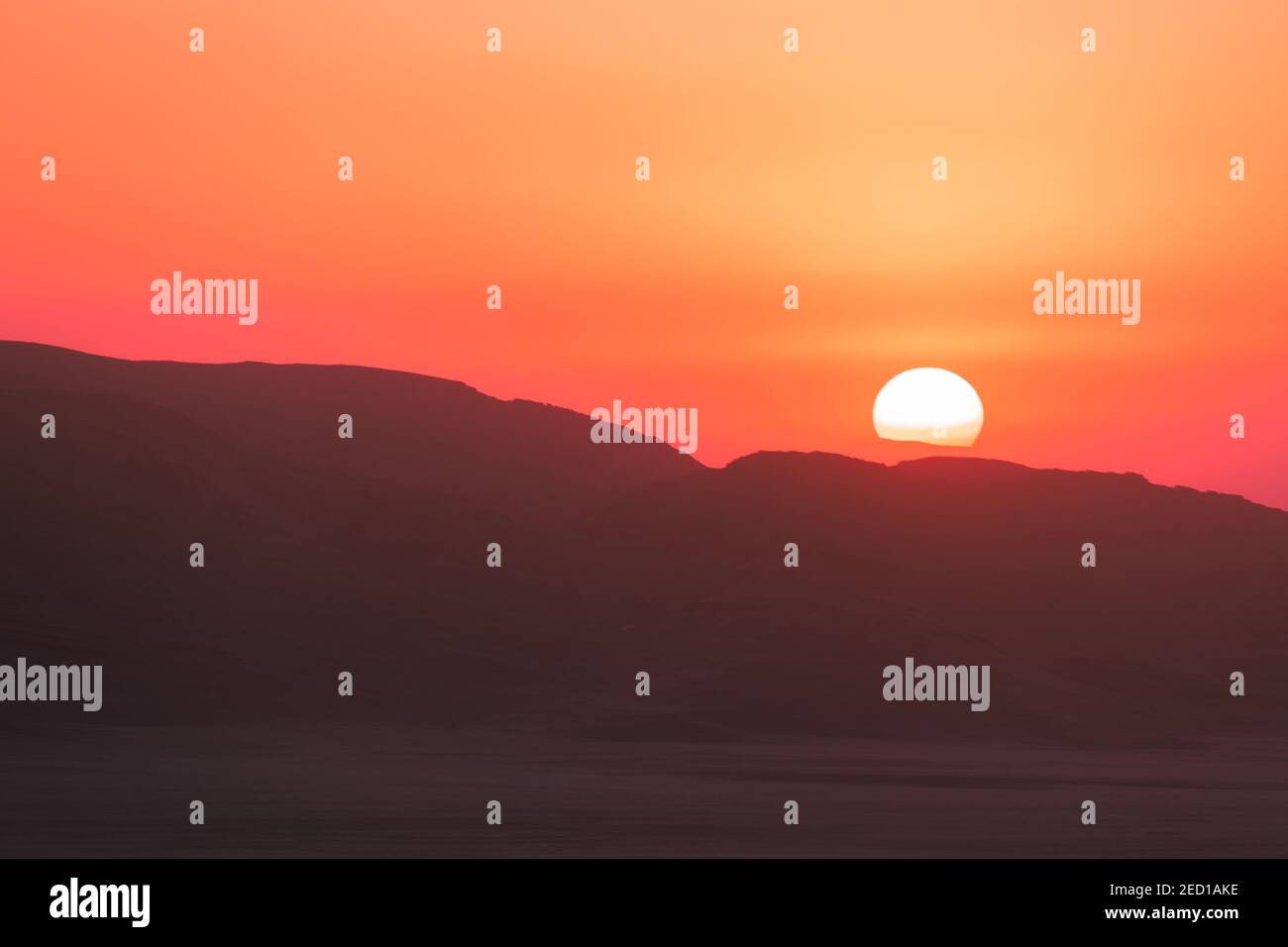 Scenic Utah Desert Sunset Landscape Stock Photo - Alamy