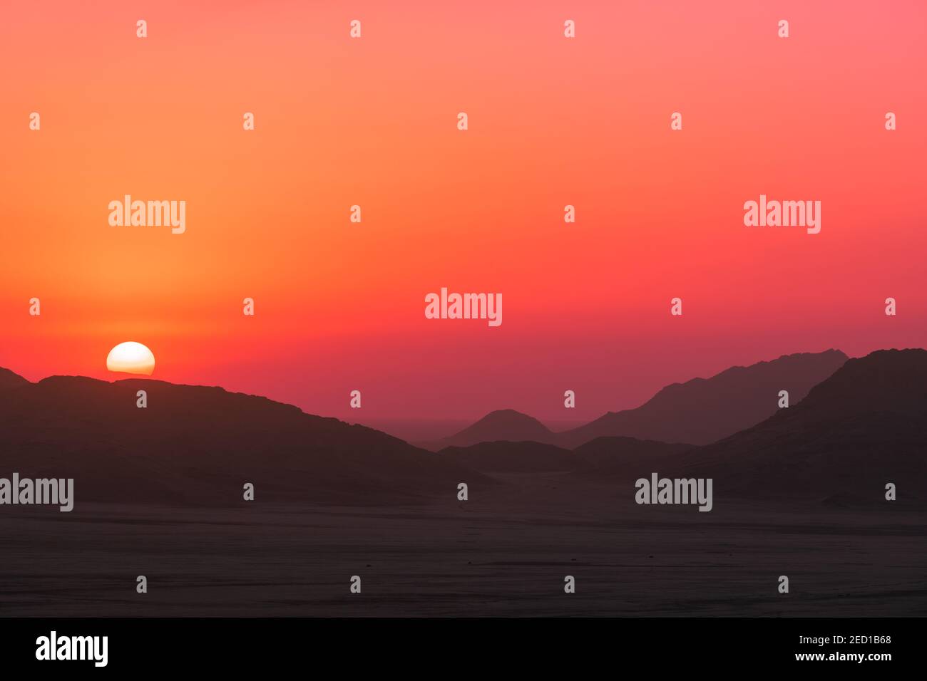 Scenic Utah Desert Sunset Landscape Stock Photo - Alamy