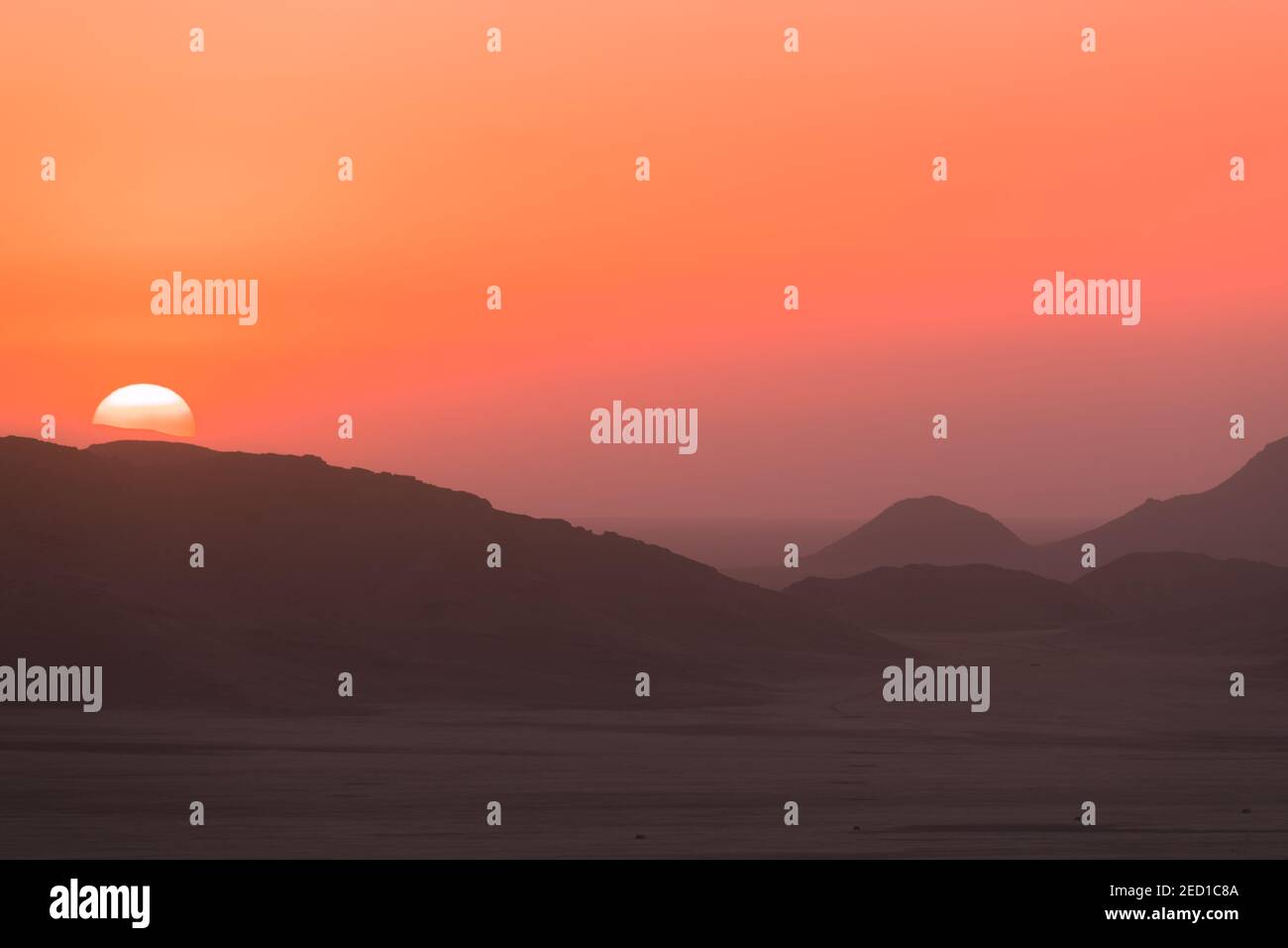 Scenic Utah Desert Sunset Landscape Stock Photo - Alamy