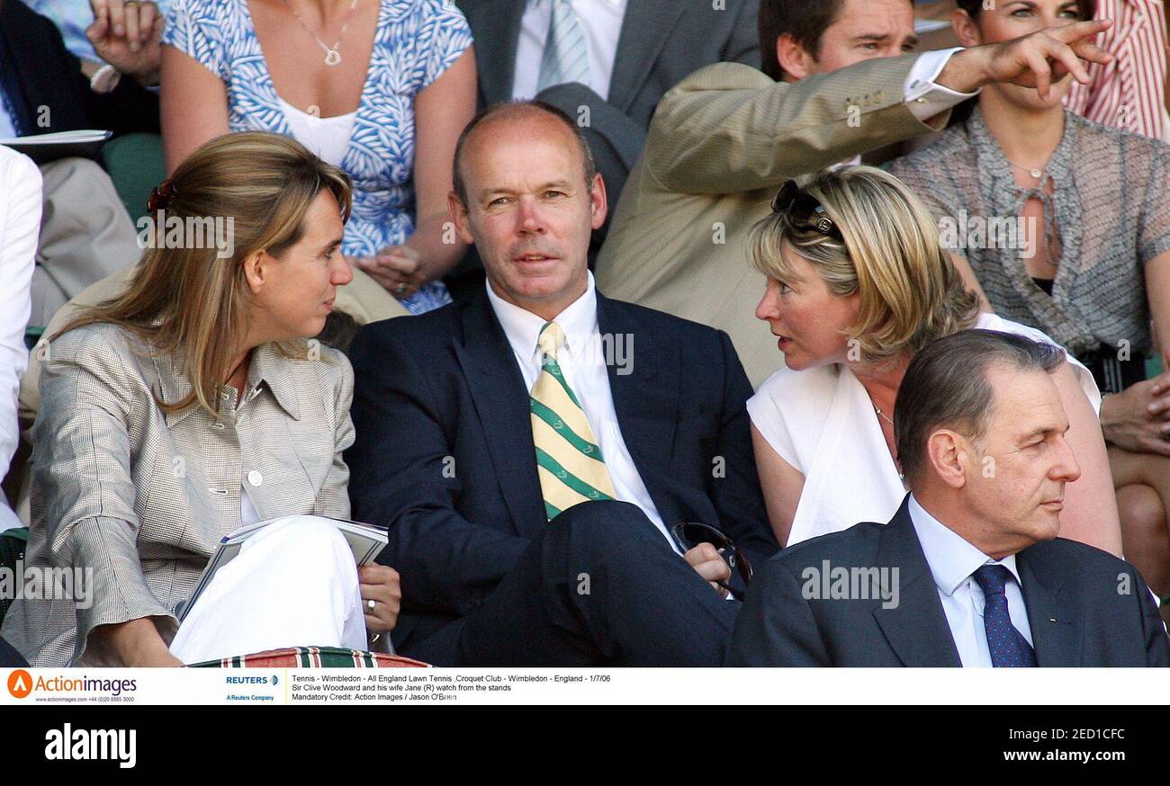Sir clive woodward and jane woodward hi-res stock photography and ...