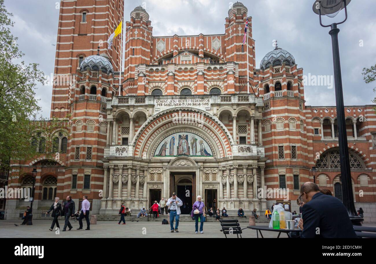 Westminster Cathedral entrance, London, UK Stock Photo - Alamy