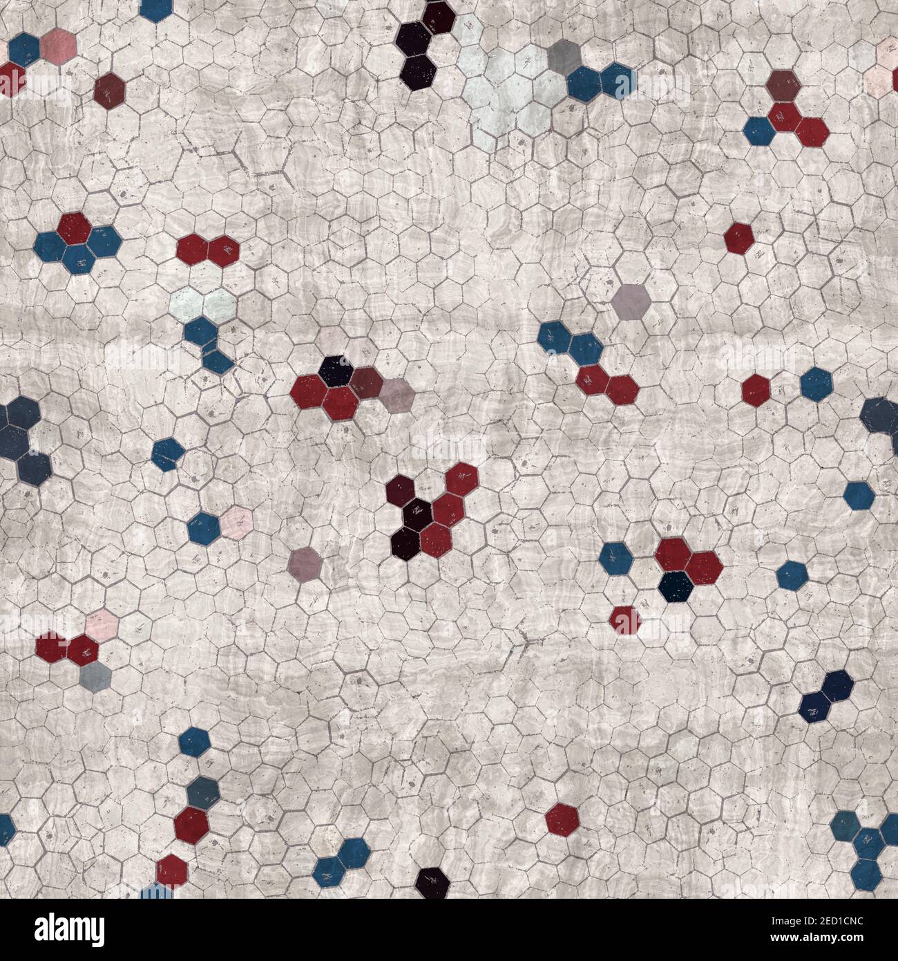 Seamless red white and blue textured retro pattern Stock Photo - Alamy