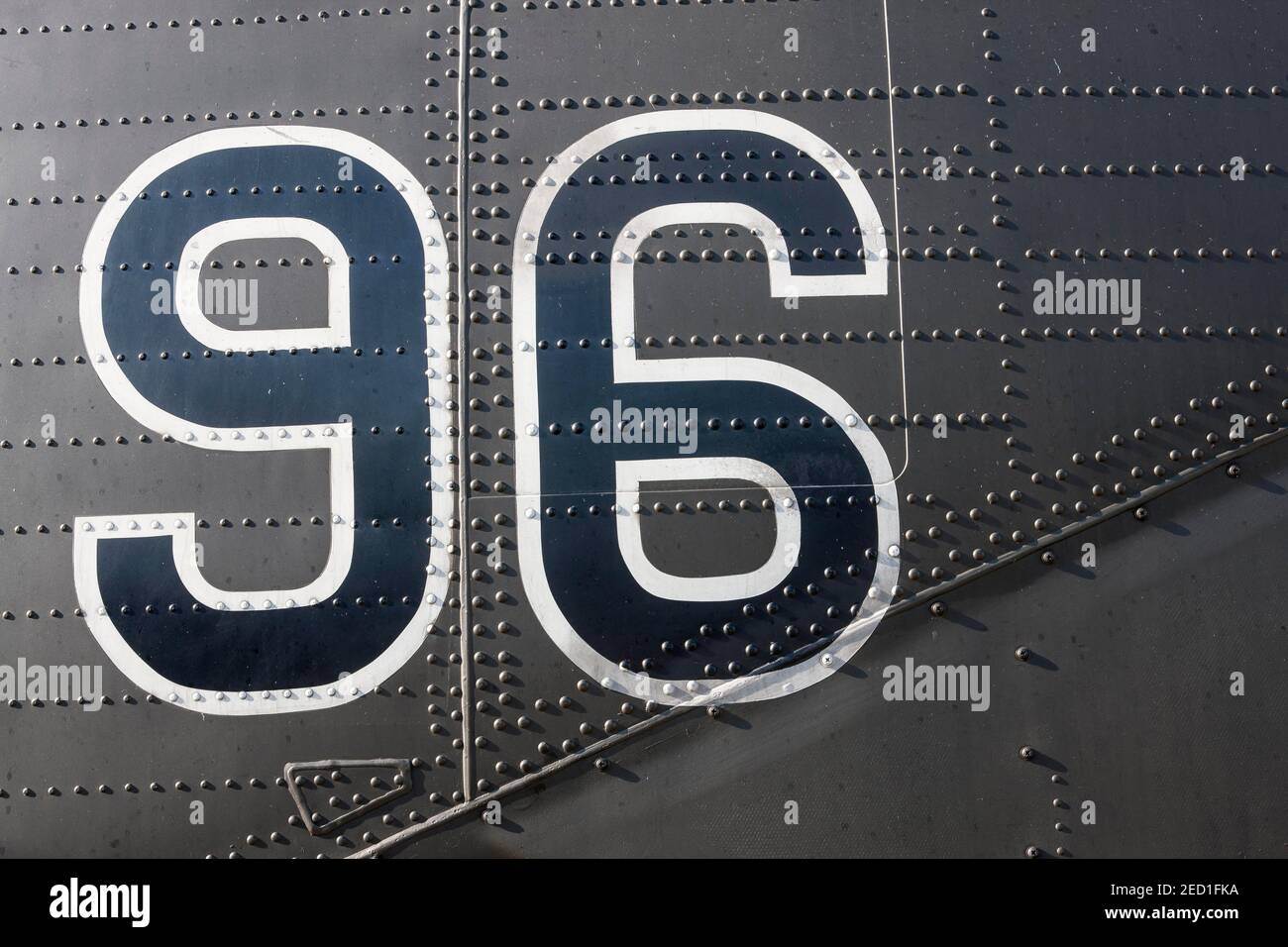 Bundeswehr helicopter detail with number, Laupheim, Baden-Wuerttemberg ...