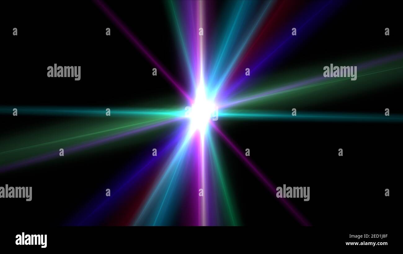 light effect abstract star burst flash laser beam illustration Stock ...