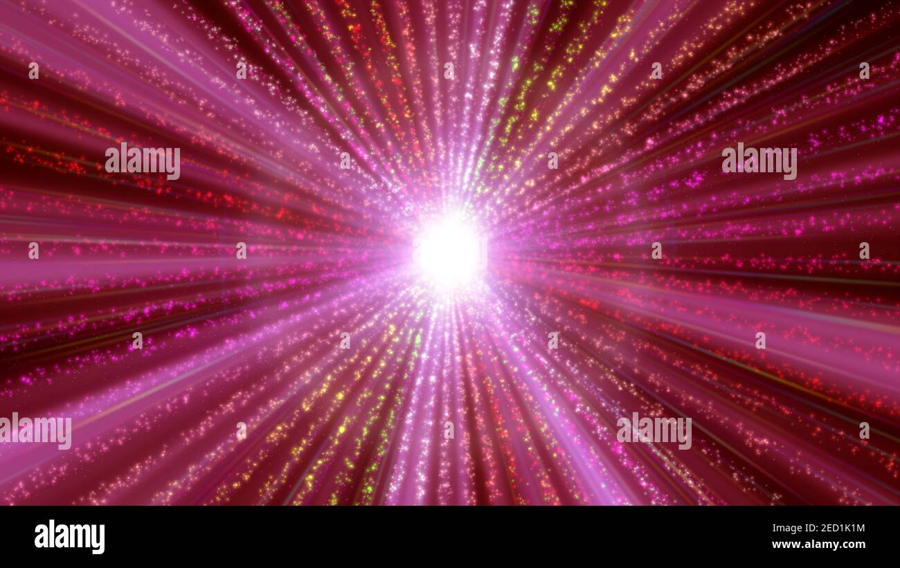 particle laser light color ray illustration render Stock Photo - Alamy