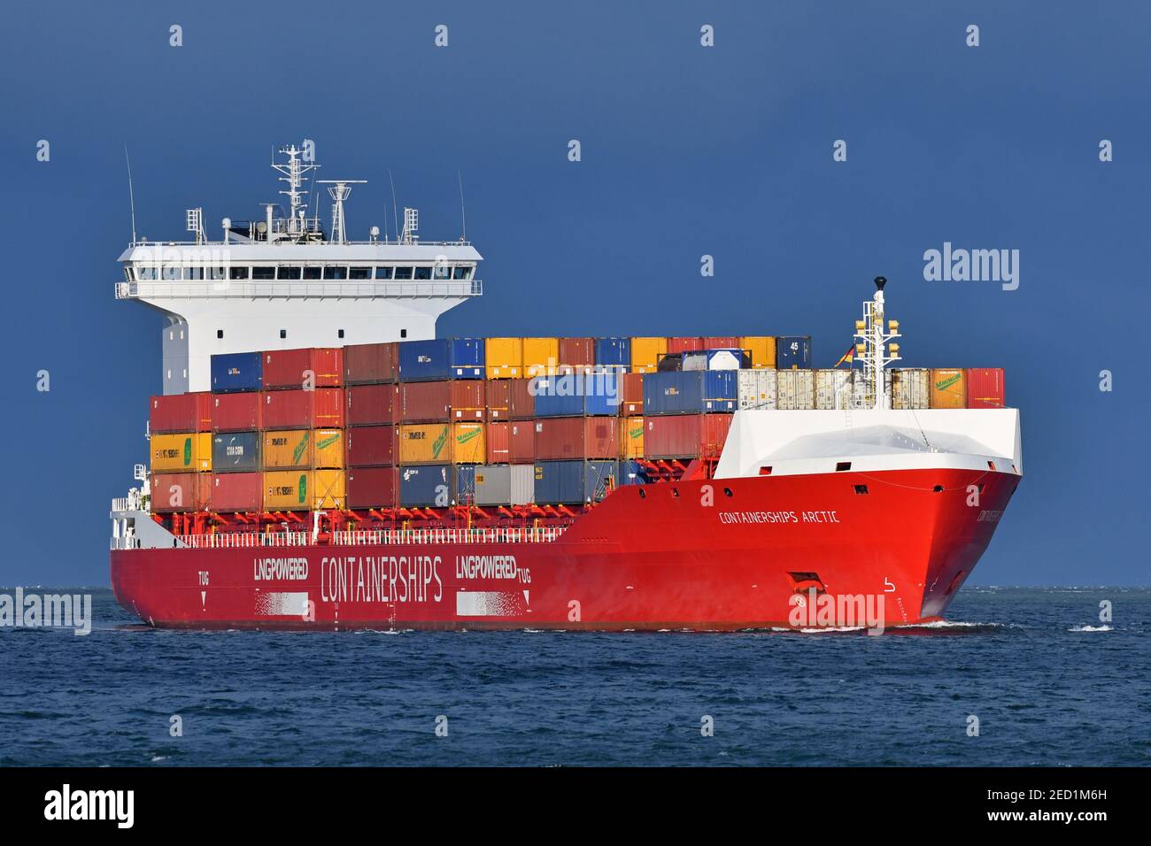 Shortsea-Container-Ship CONTAINERSHIPS ARCTIC Stock Photo - Alamy